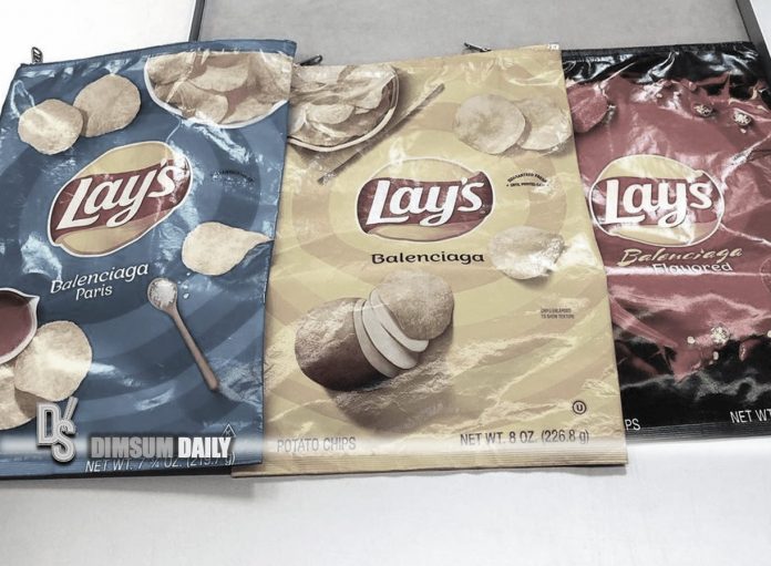 Balenciaga collaborates with Lay's to make bags that look like packets ...