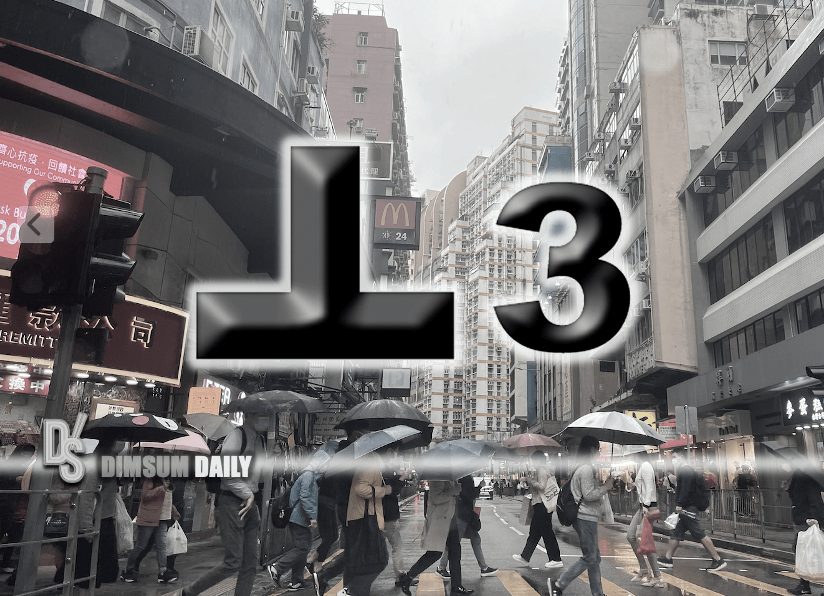 Strong Wind Signal, No. 3 issued by HK Observatory at 11.30am, the ...