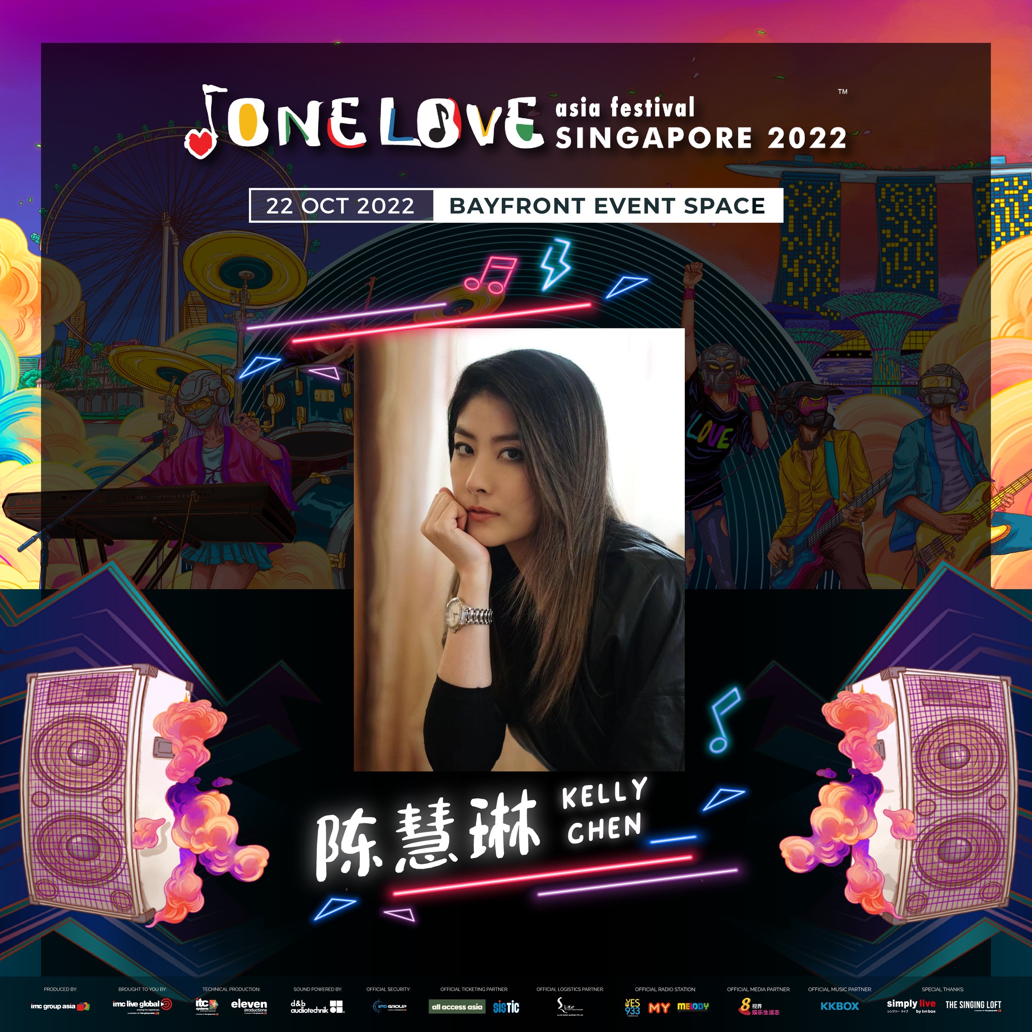 Youthful 50-year-old HK Cantopop singer Kelly Chen flies to Singapore to perform at Bayfront ...