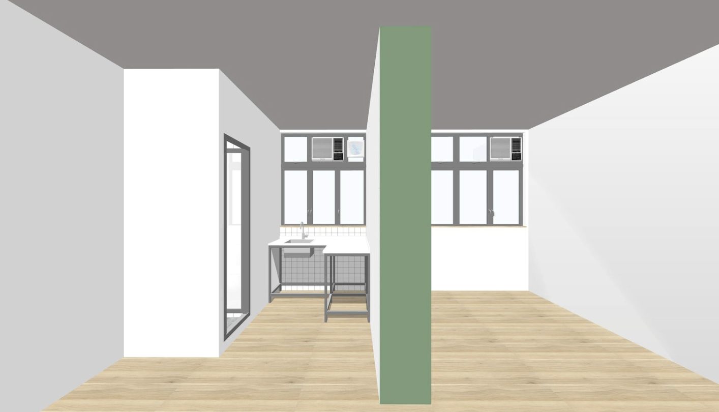 Interior layout of "Light Public Housing" unit mentioned in Policy ...