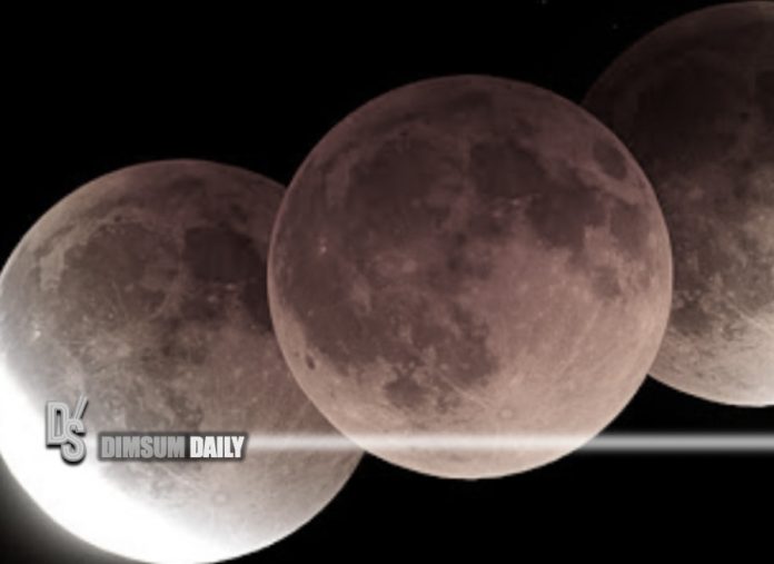 Total lunar eclipse and lunar occultation of Uranus on evening of 8th ...