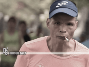 Chinese man in 50s completes 42km full marathon by smoking non-stop ...