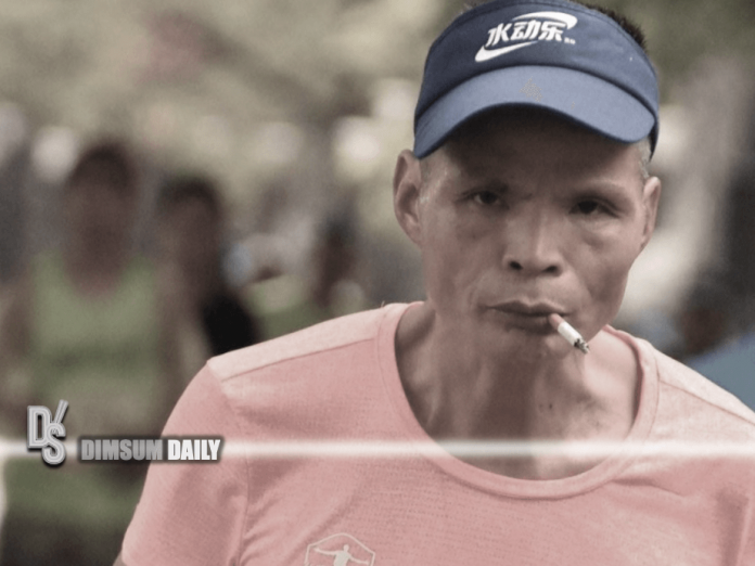 Chinese man in 50s completes 42km full marathon by smoking non-stop ...