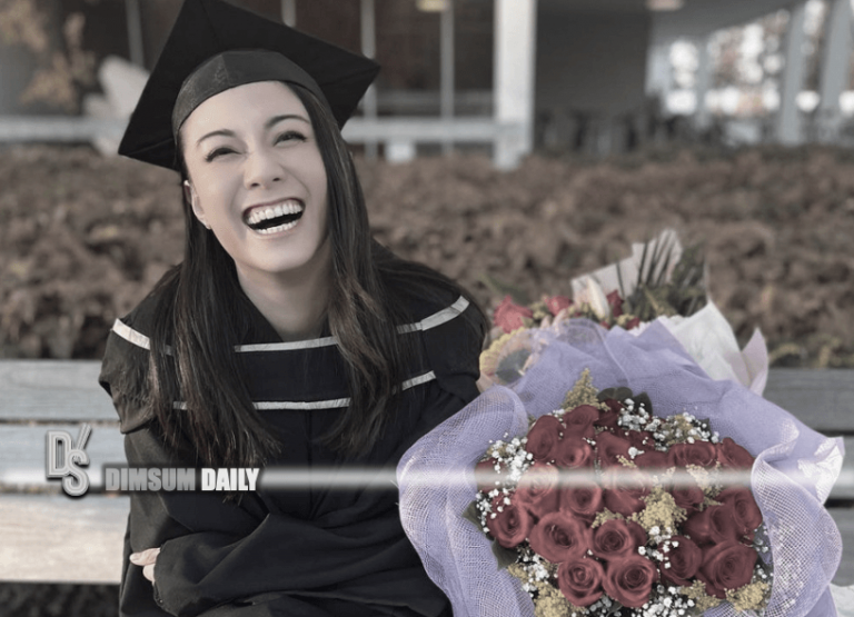 43-year-old Hong Kong actress Bernice Liu attends graduation ceremony ...