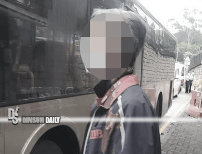 58-year-old KMB bus driver splashed with brown paint in Sheung Shui ...
