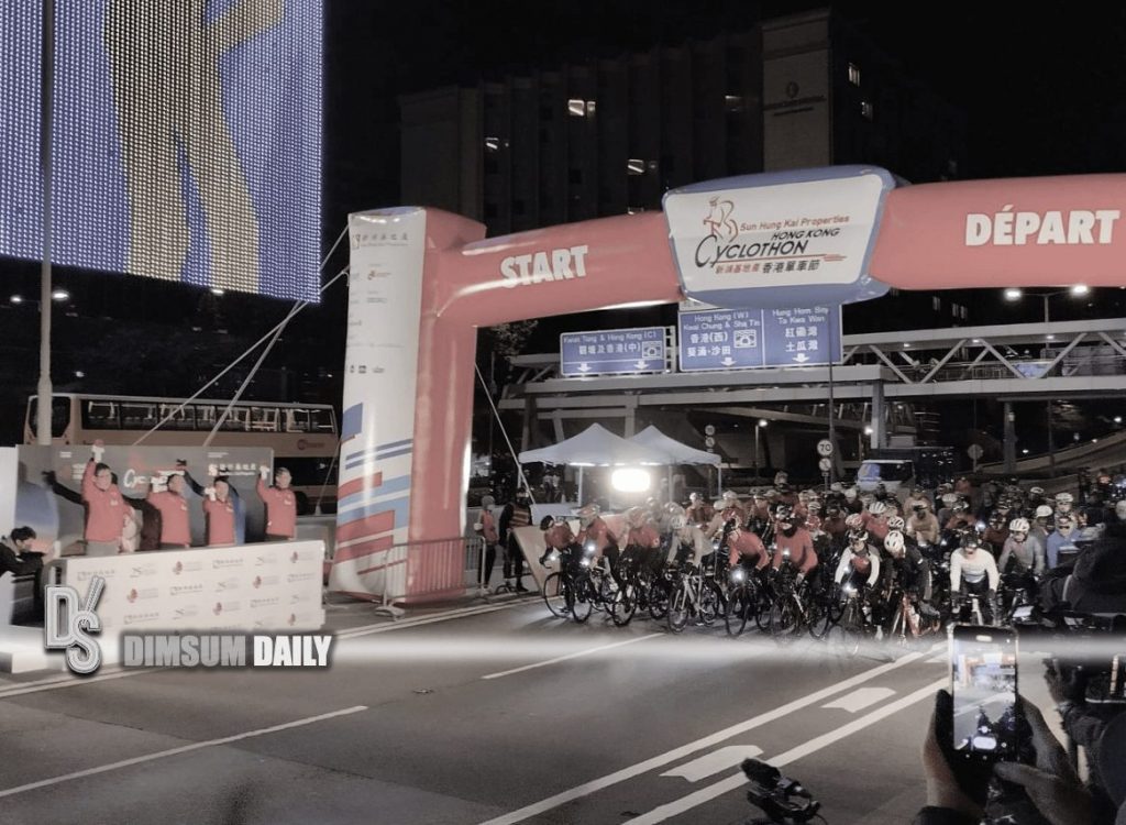 50km race route via Ting Kau Bridge and Tsing Ma Bridge in HK Cyclothon ...