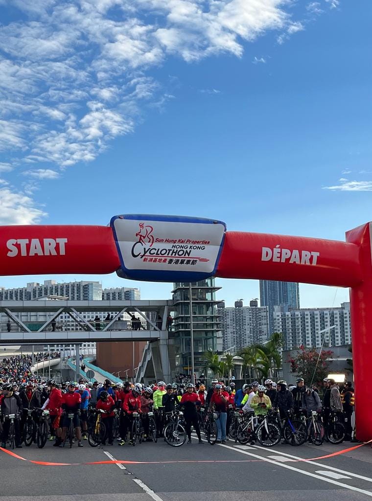 50km race route via Ting Kau Bridge and Tsing Ma Bridge in HK Cyclothon ...