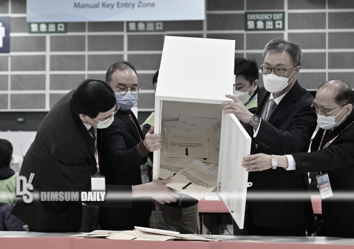Counting of votes for Legislative Council Election Committee ...