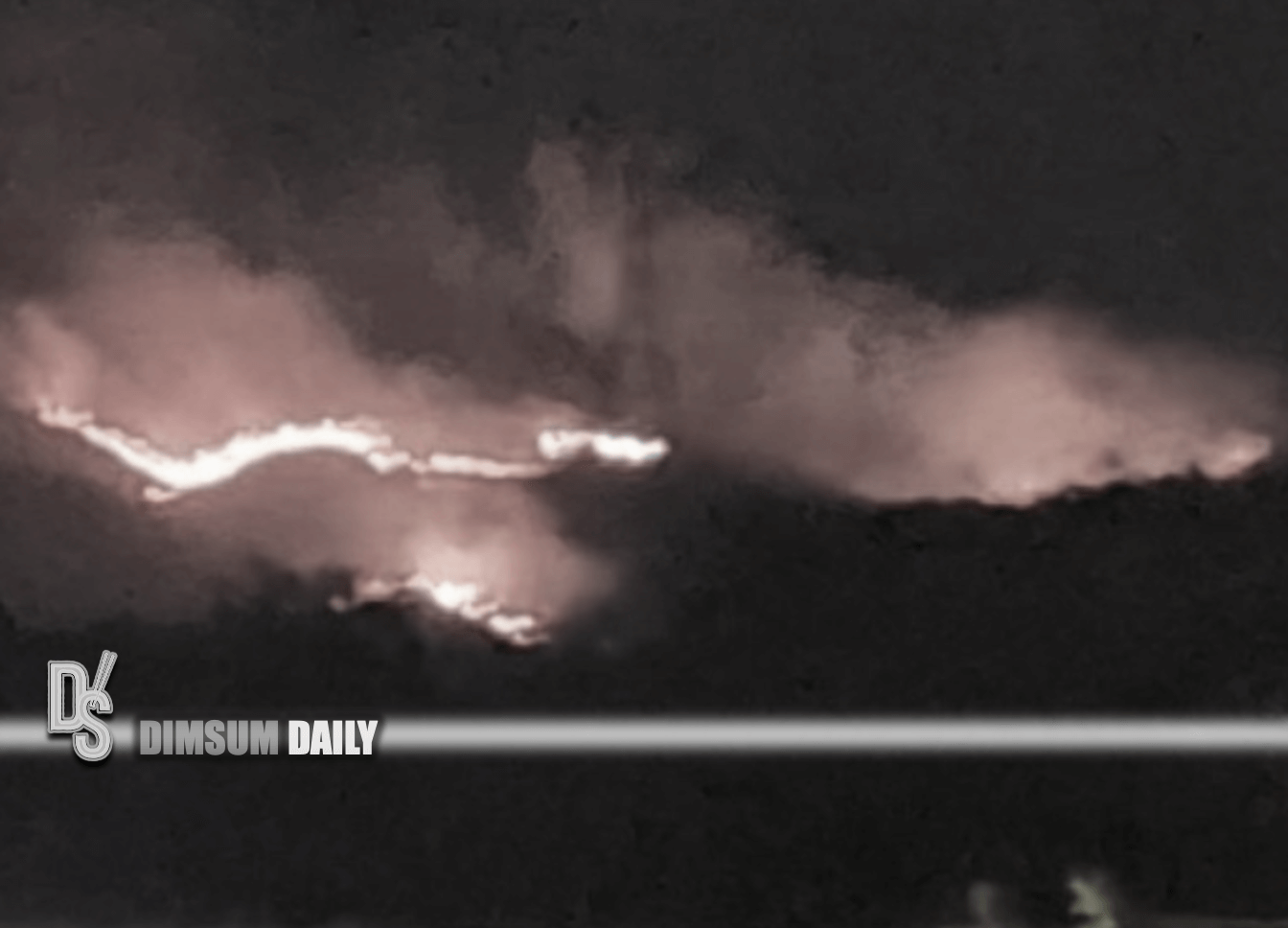 Hillside fire breaks out in Tsuen Wan - Dimsum Daily