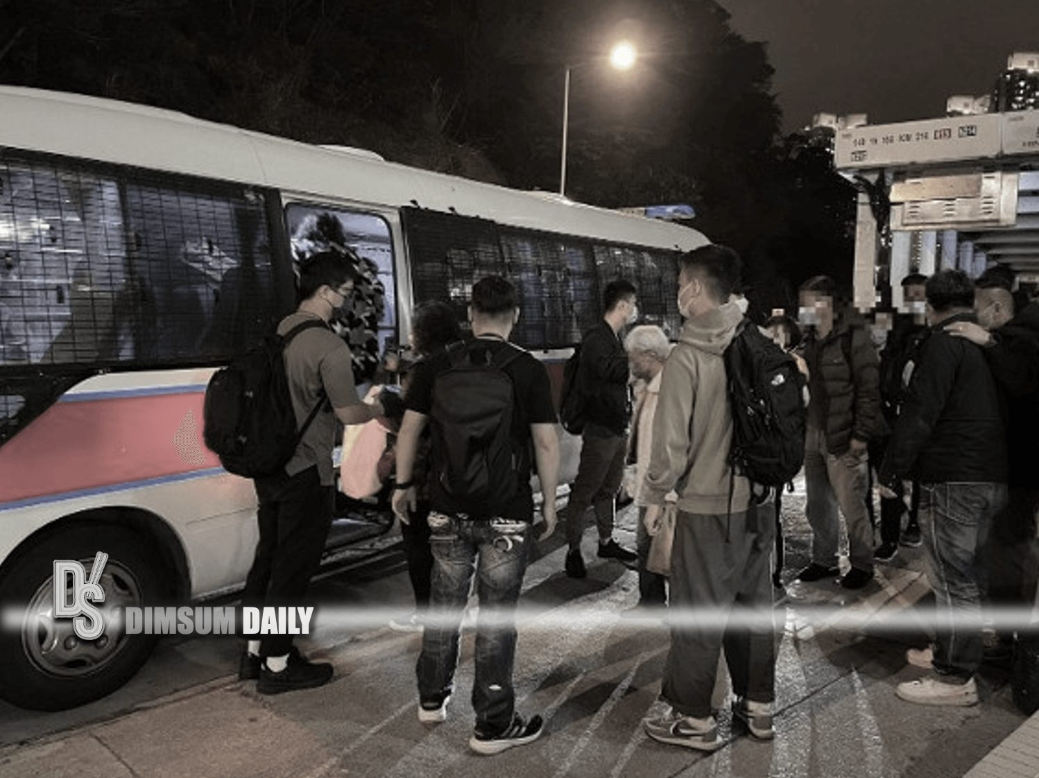 13 arrested at illegal gambling den in Hing Tin Cooked Food Stalls in ...