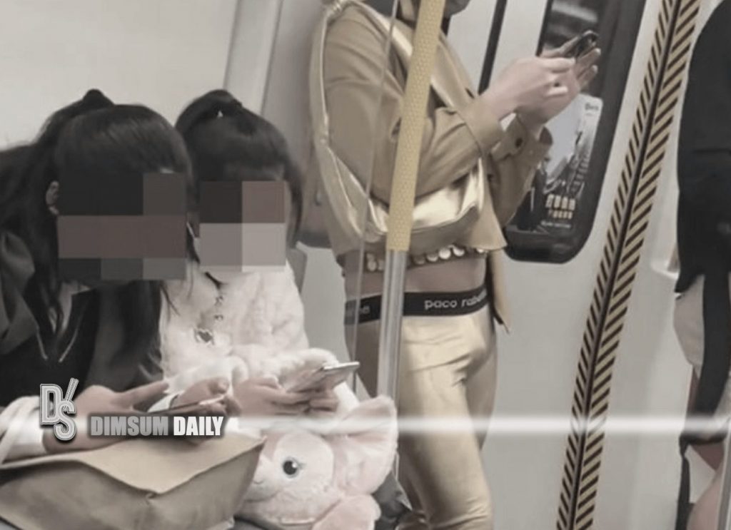 Pictures of 2 men in gold outfits travelling on MTR trains go viral on ...