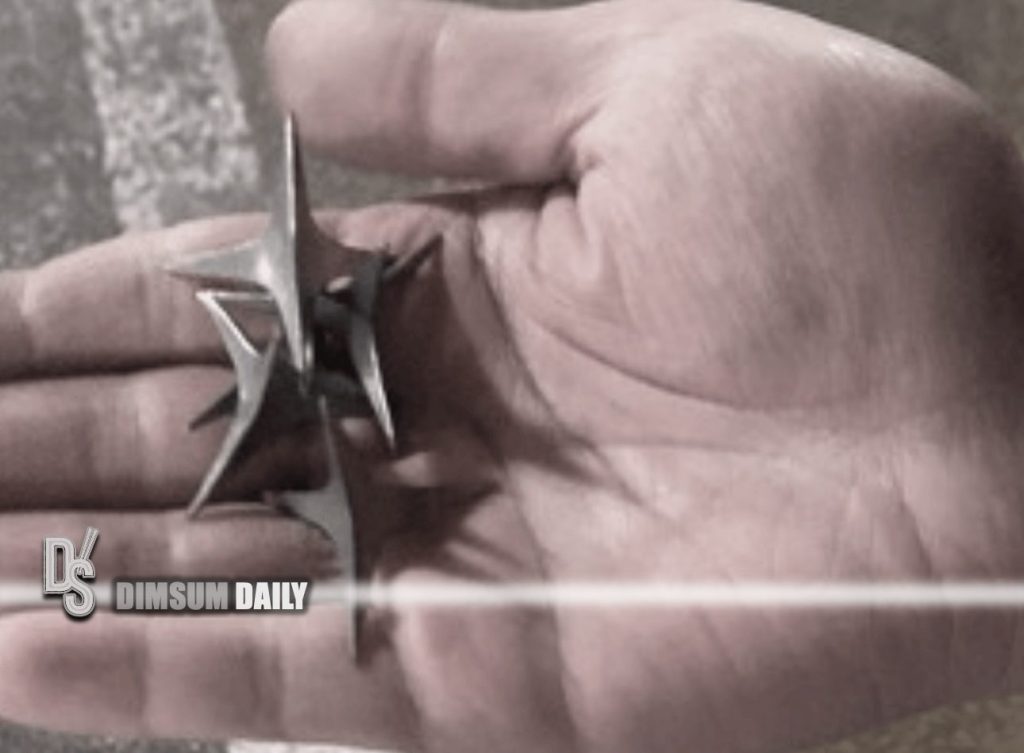 4-blade Ninja stars found on cycling path in Sha Tin and Tai Wai ...
