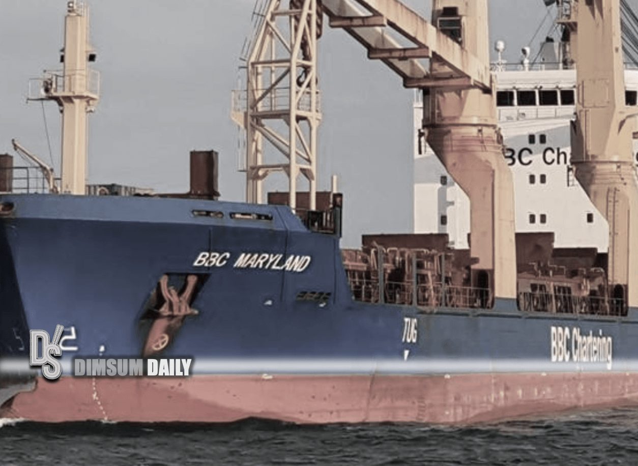 Australian vessel carrying 12,000 tonnes of thermal coal bound for China forced to be diverted ...