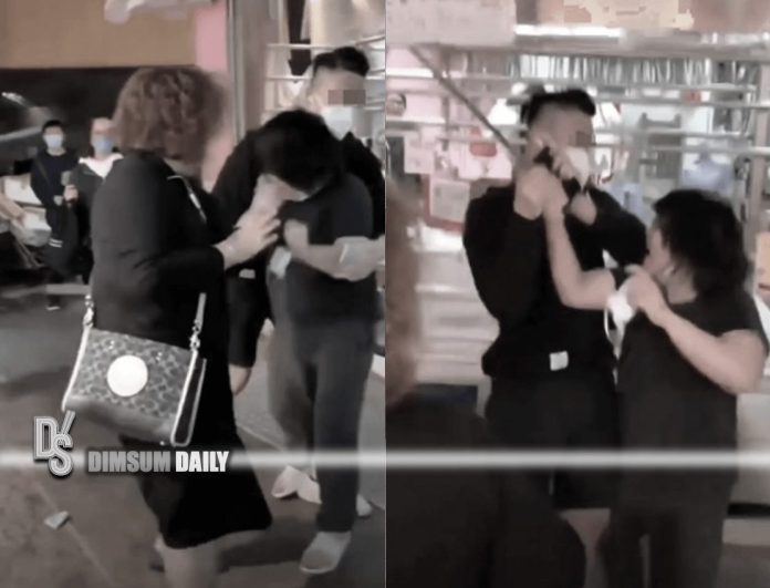 Vegetable stall worker armed with knife engages in altercation with 3 ...