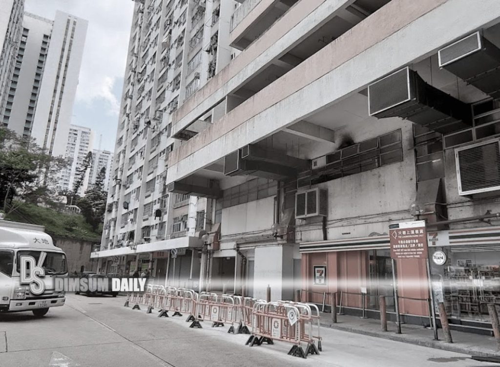 15-year-old boy jumps from stairway on the high floor of Yat Yuet House ...