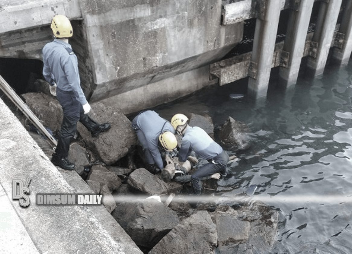 Middle-age man passes out during fishing at Tsing Yi Pier before being rescued - Dimsum Daily