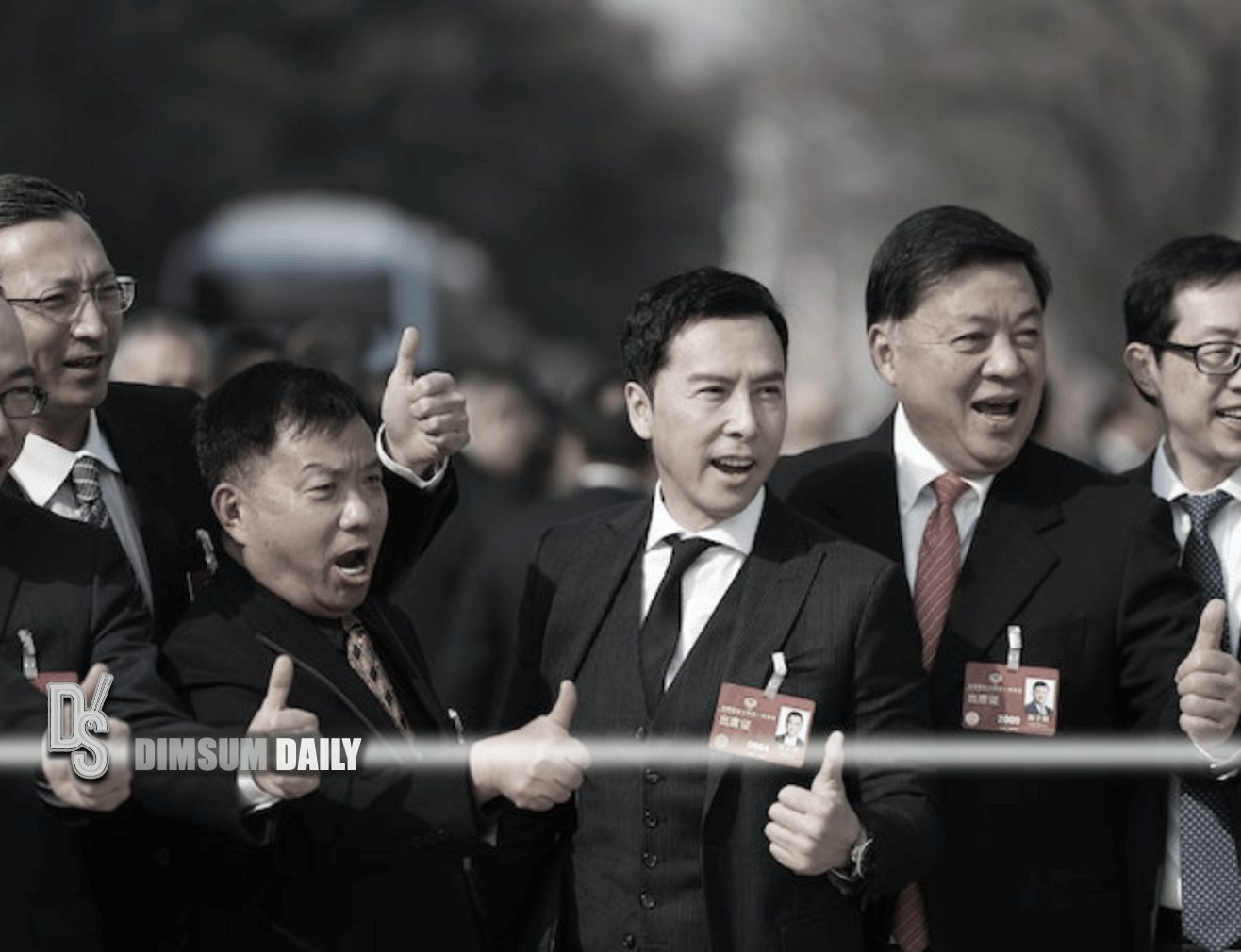 Martial arts superstar Donnie Yen attends National People's Congress in ...