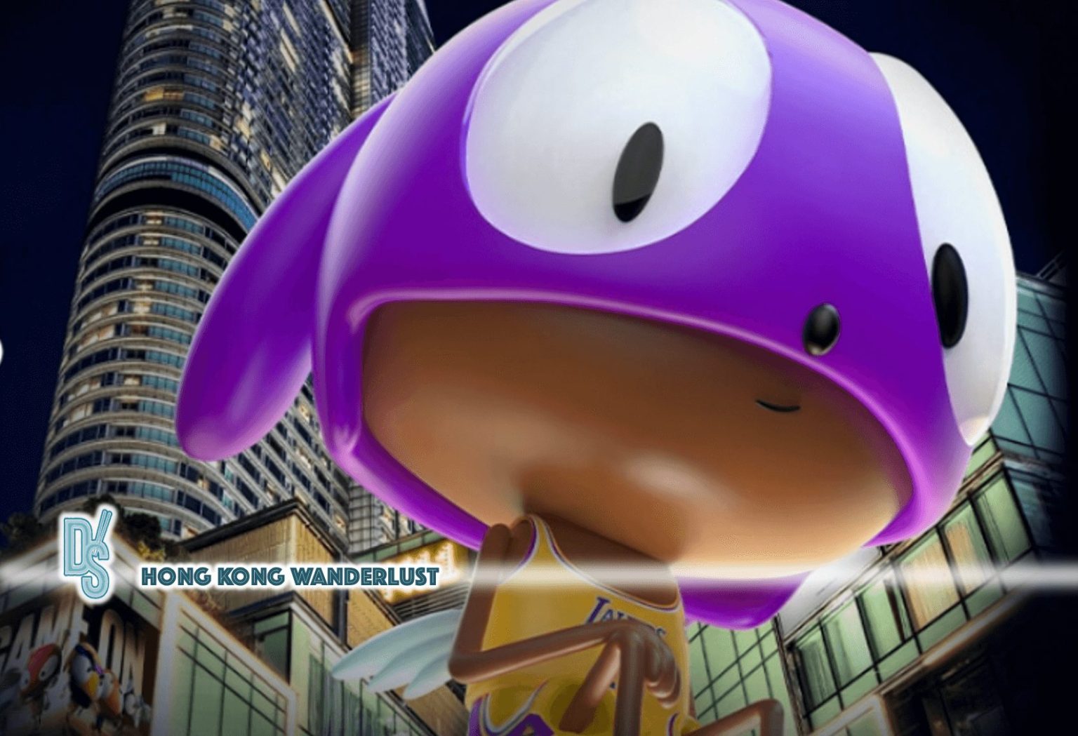 Spanish artist Edgar Plans' 'Game On' outdoor basketball-themed street ...