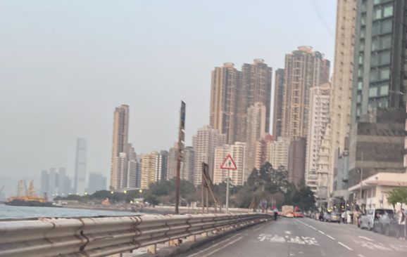 Police deployed at New Praya in Kennedy Town to prevent crowds from ...