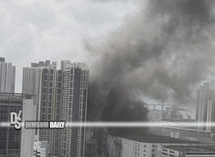 Level 3 fire breaks out at Cheung Sha Wan warehouse, at least one ...