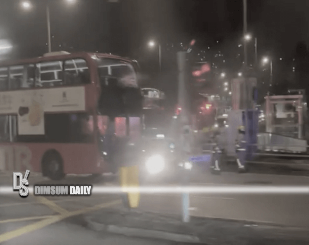 Crash on Kwong Fuk Road in Tai Po leaves taxi driver injured and KMB ...