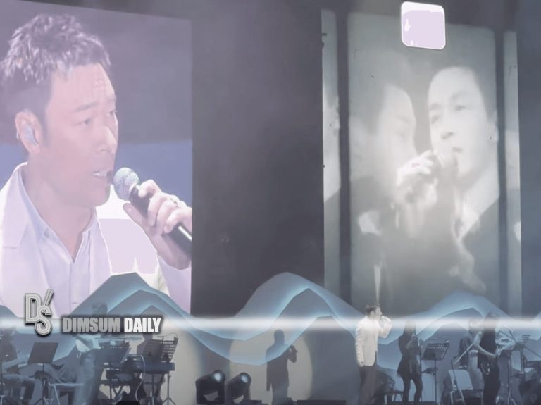 Hong Kong singer Andy Hui performs onstage in 3 years for the first ...