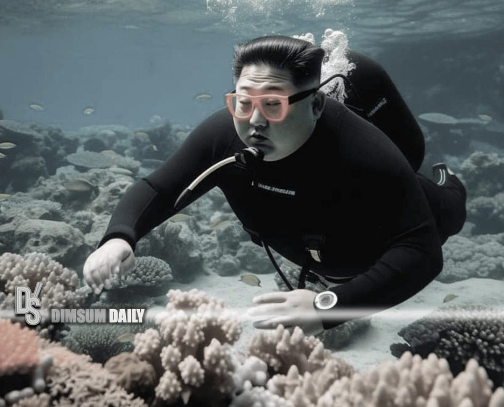 Netizen uses AI to create fake photos of Kim Jong-un on island ...