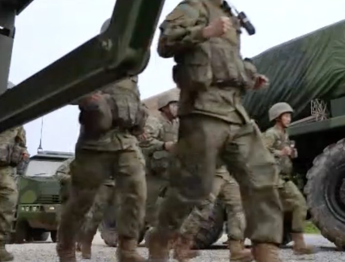PLA shares video of troop mobilisation, including tanks, warships, jets ...