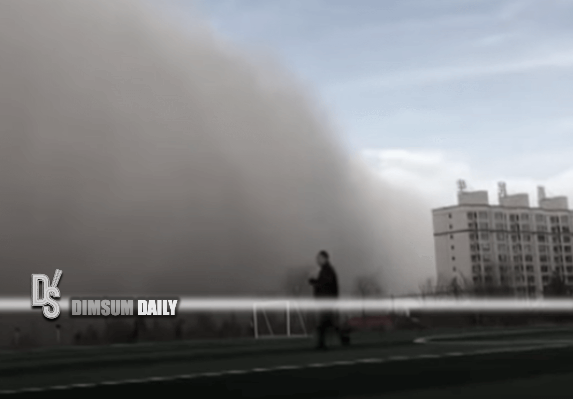 Sandstorm from Mongolia sweeps through parts of China, affecting air ...