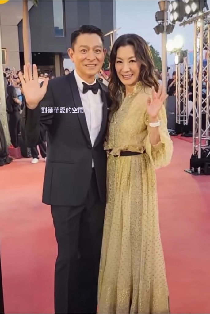 Michelle Yeoh presents Best New Performer Award to 10-year-old Zaman at Hong Kong Film Awards ...