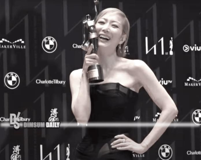 Hong Kong actress and singer Sammy Cheng shines in H&M dress at Hong ...