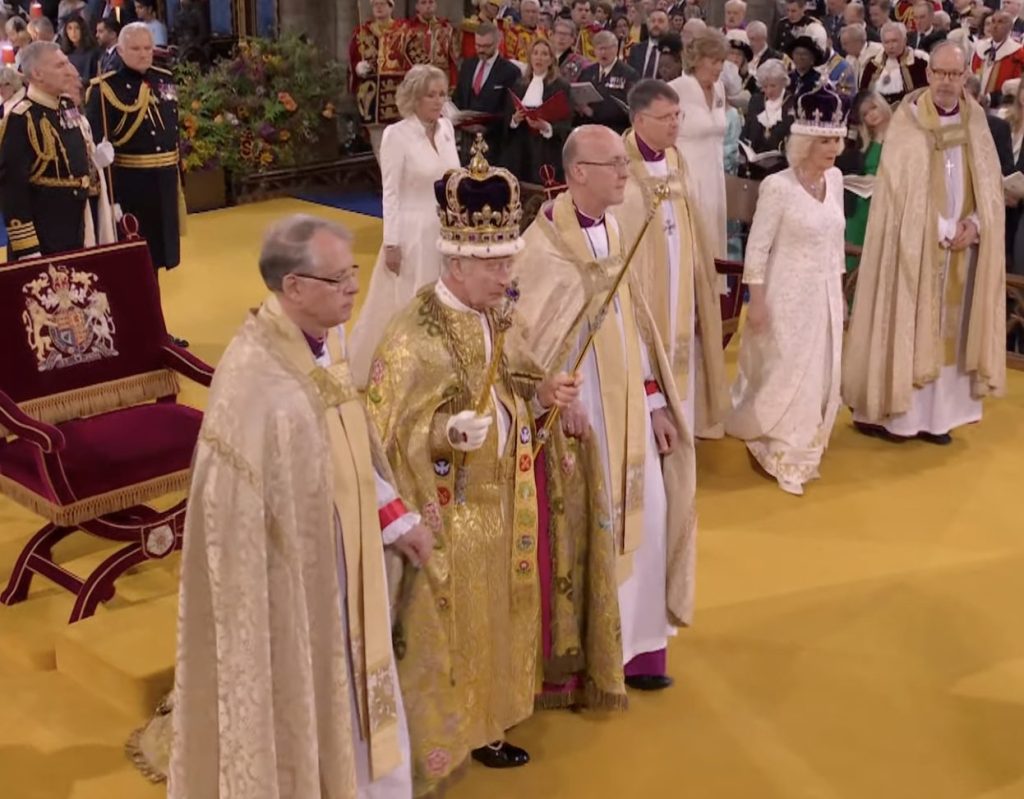 King Charles III crowned at historic coronation ceremony at Westminster ...