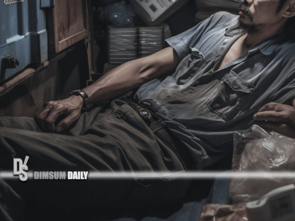 Man in container - Dimsum Daily