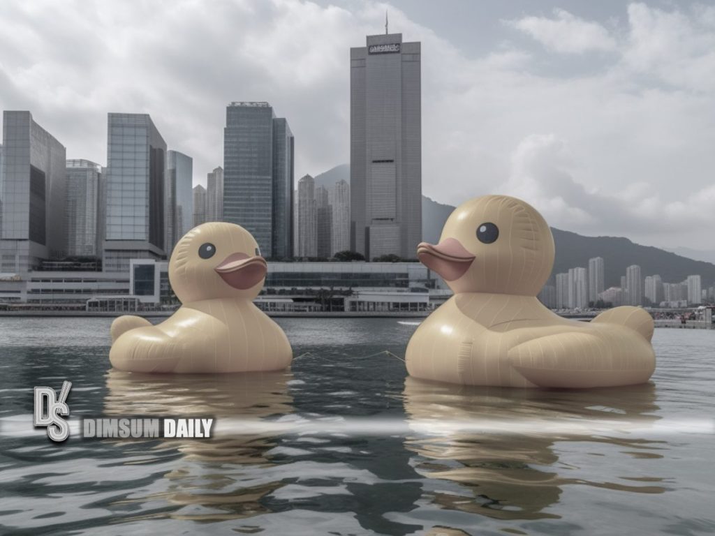 Iconic Rubber Duck returns to Hong Kong with new companion on 1st June ...