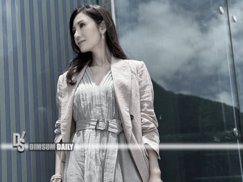 HK actress Michele Reis stuns fans with wrinkled dress in latest social ...