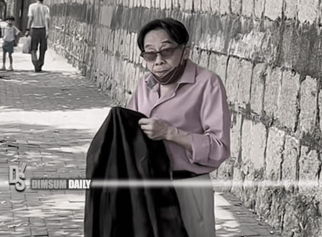 78-year-old Hong Kong music and film legend Teddy Robin spotted waiting ...