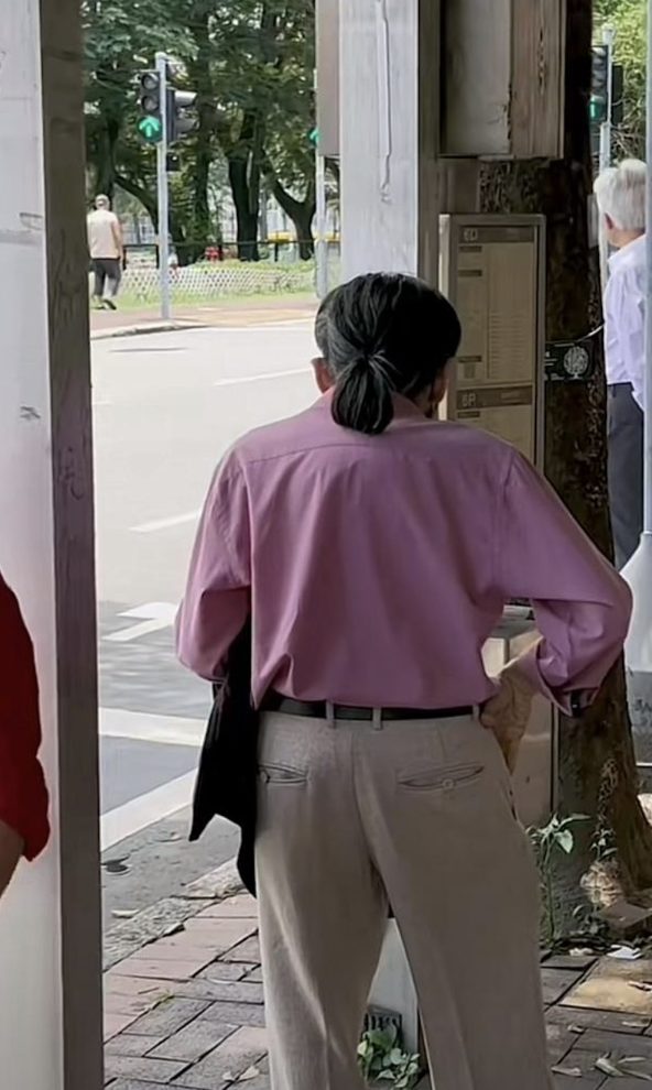 78-year-old Hong Kong music and film legend Teddy Robin spotted waiting ...