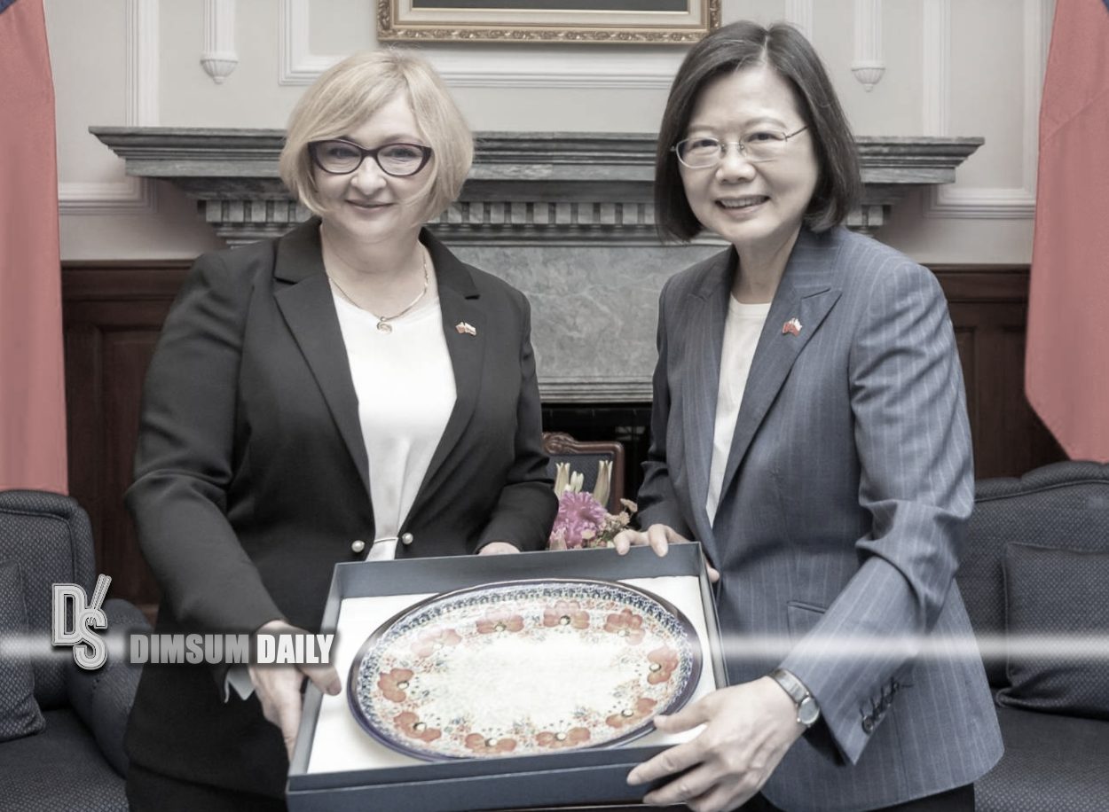 Taiwanese President Tsai Ing-wen meets with parliamentary delegations ...