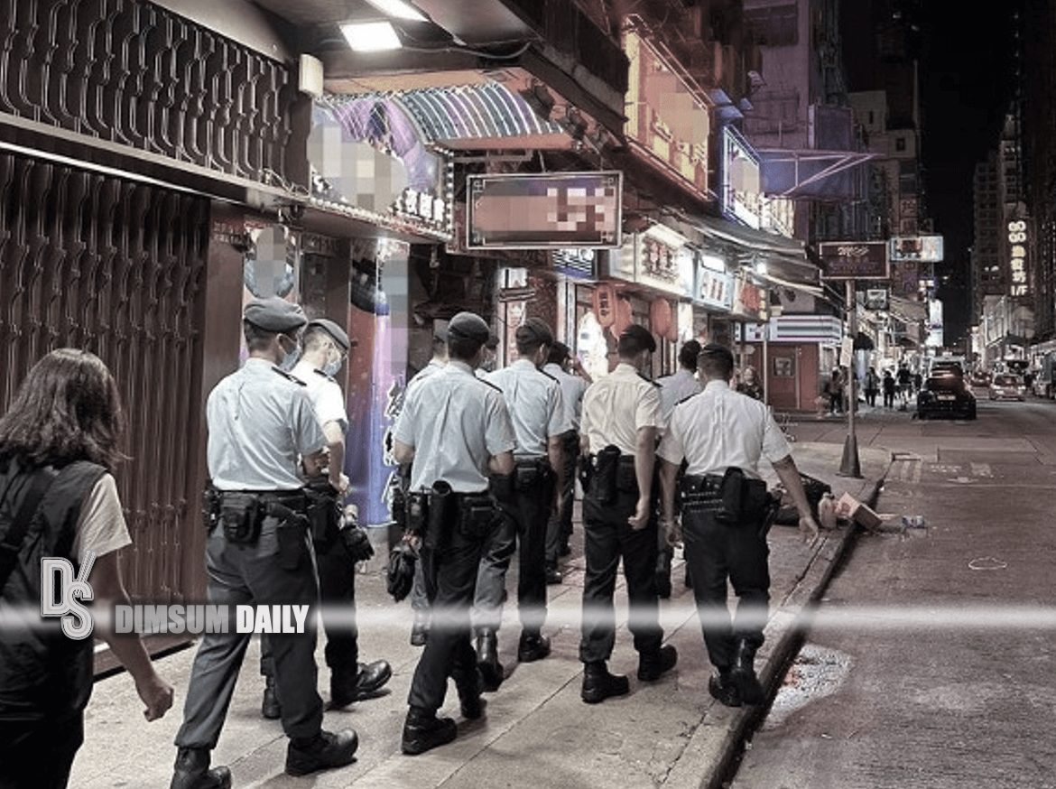 Police and Health Department officials carry out anti-vice operation in ...