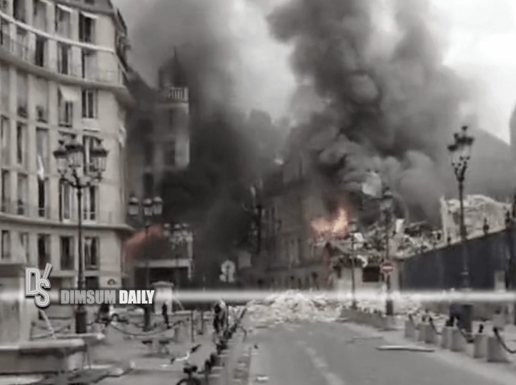 Massive explosion rocks Paris' Latin quarter, causing building collapse ...