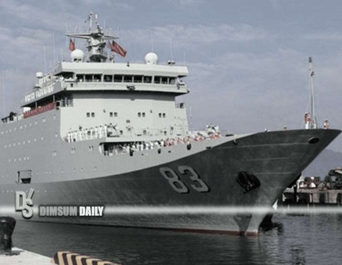 Chinese navy vessel "Qijiguang" returns to Dalian after 41-day training ...