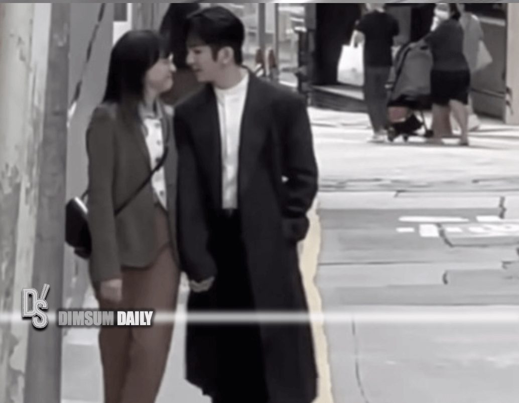 MIRROR member Anson Lo shoots scenes for ViuTV drama on the streets of HK under scorching sun ...