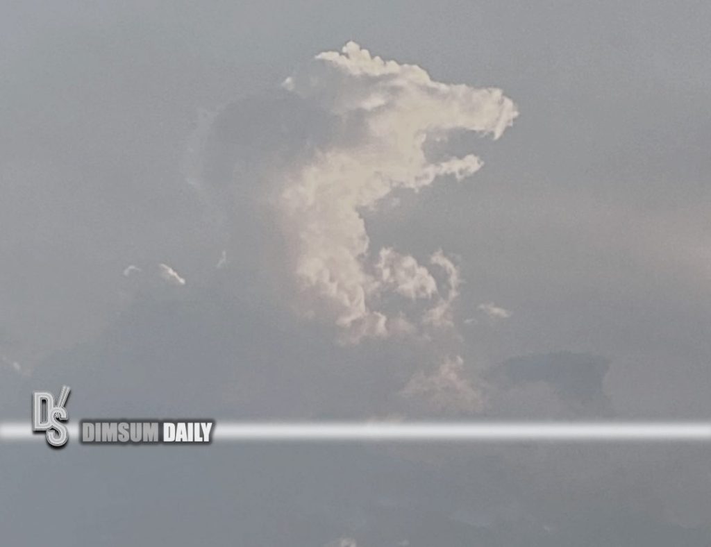 Cloud resembling dragon goes viral on social media in Taiwan - Dimsum Daily