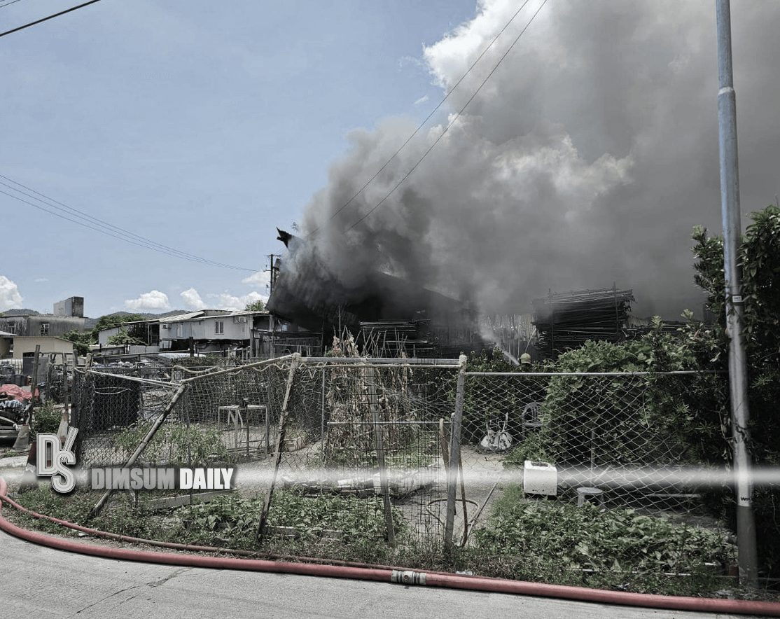 Fire breaks out at recycling site in Pat Heung, no injuries reported ...