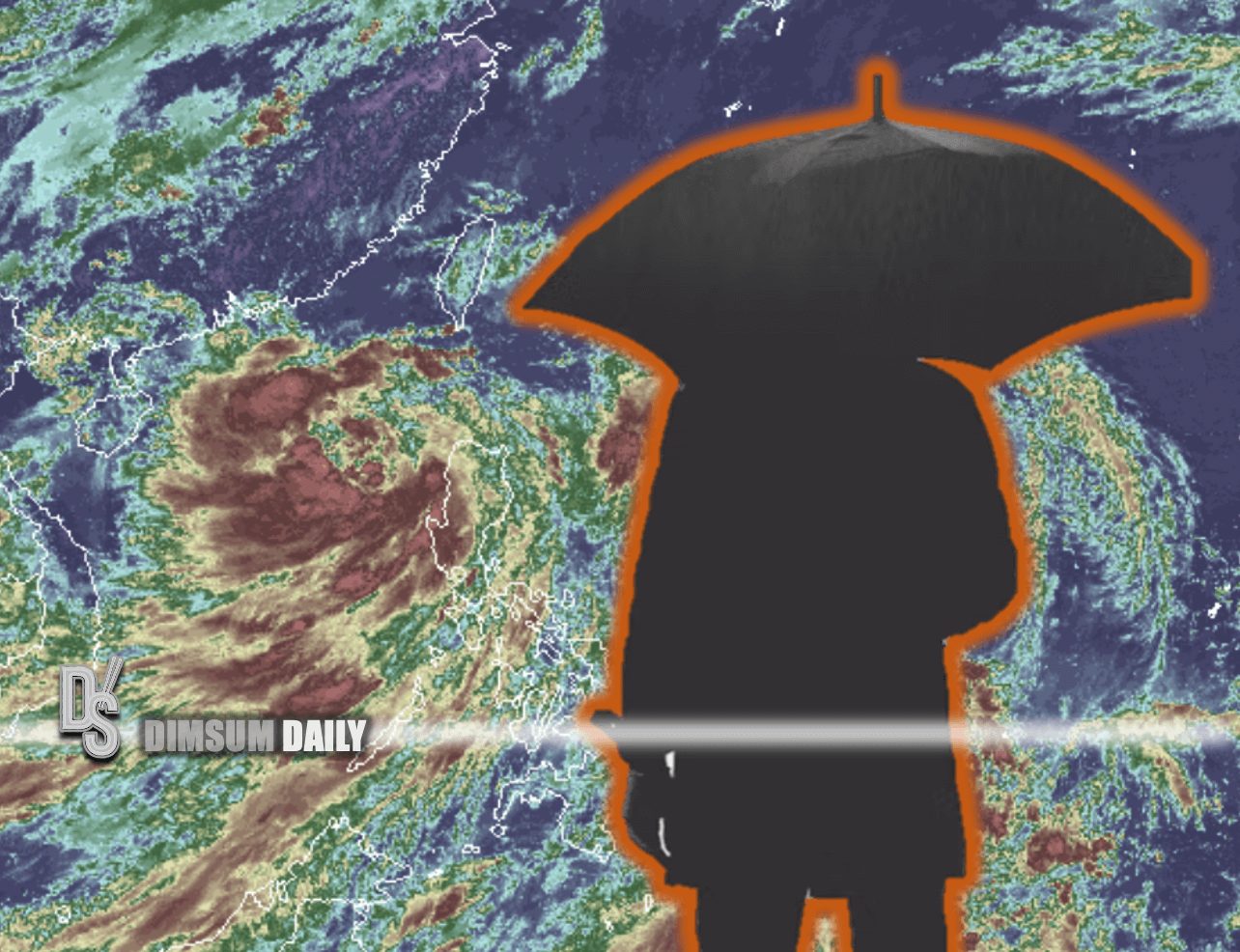 Approaching typhoon officially named Tropical Storm Talim, Signal No. 3 ...