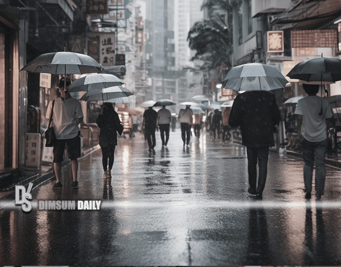 Amber Rainstorm Warning Signal issued as Typhoon Talim departs HK, 55 ...