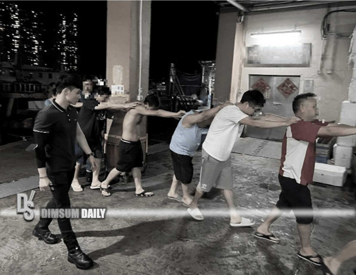 Police officers bust illegal gambling den on fishing boat in Aberdeen ...