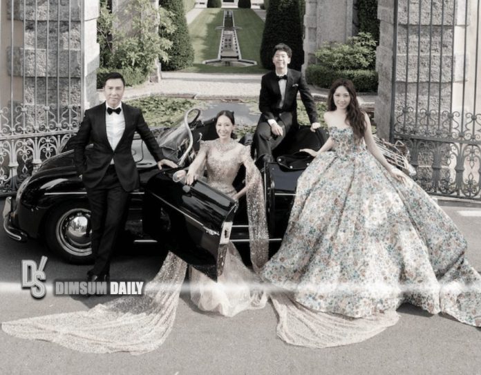 Donnie Yen and Cecilia Wang's 20th wedding anniversary celebration at ...