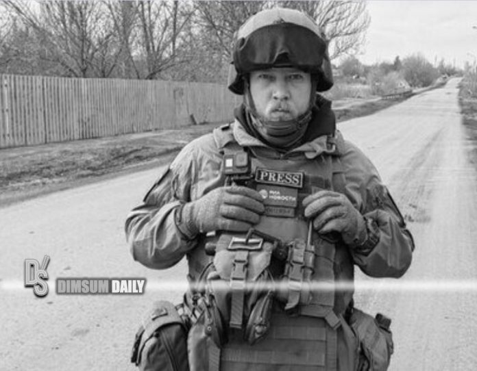 Russian journalist killed, three injured in Ukraine shelling - Dimsum Daily