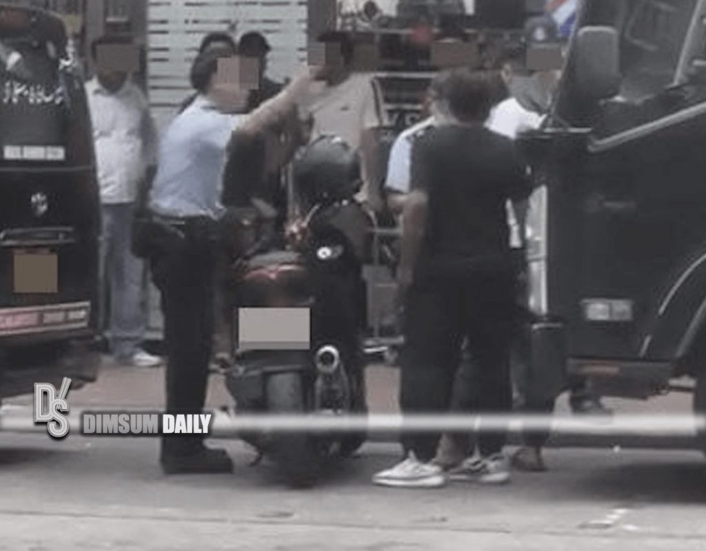 Hong Kong police officer caught on video using profanity while handling ...